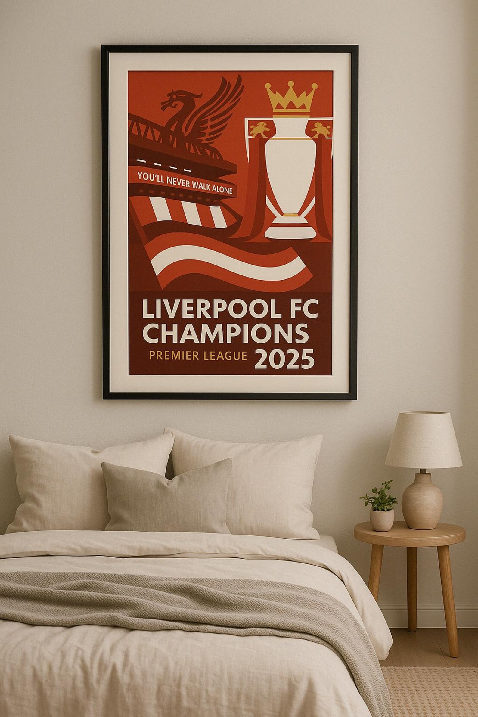 Liverpool FC 2025 Victory Poster: Anfield Tribute Art Print - Etsy
