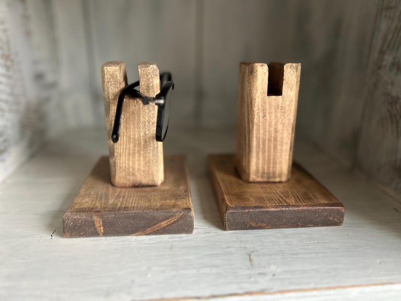 Handcrafted Rustic Wood Glasses Stand Holder - Etsy