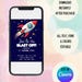 Blast off Birthday Invite | Space Party Invite | Boys Birthday ...