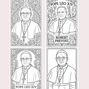 Pope Leo XIV Printable Coloring Book - Digital Download - Catholic Kids ...