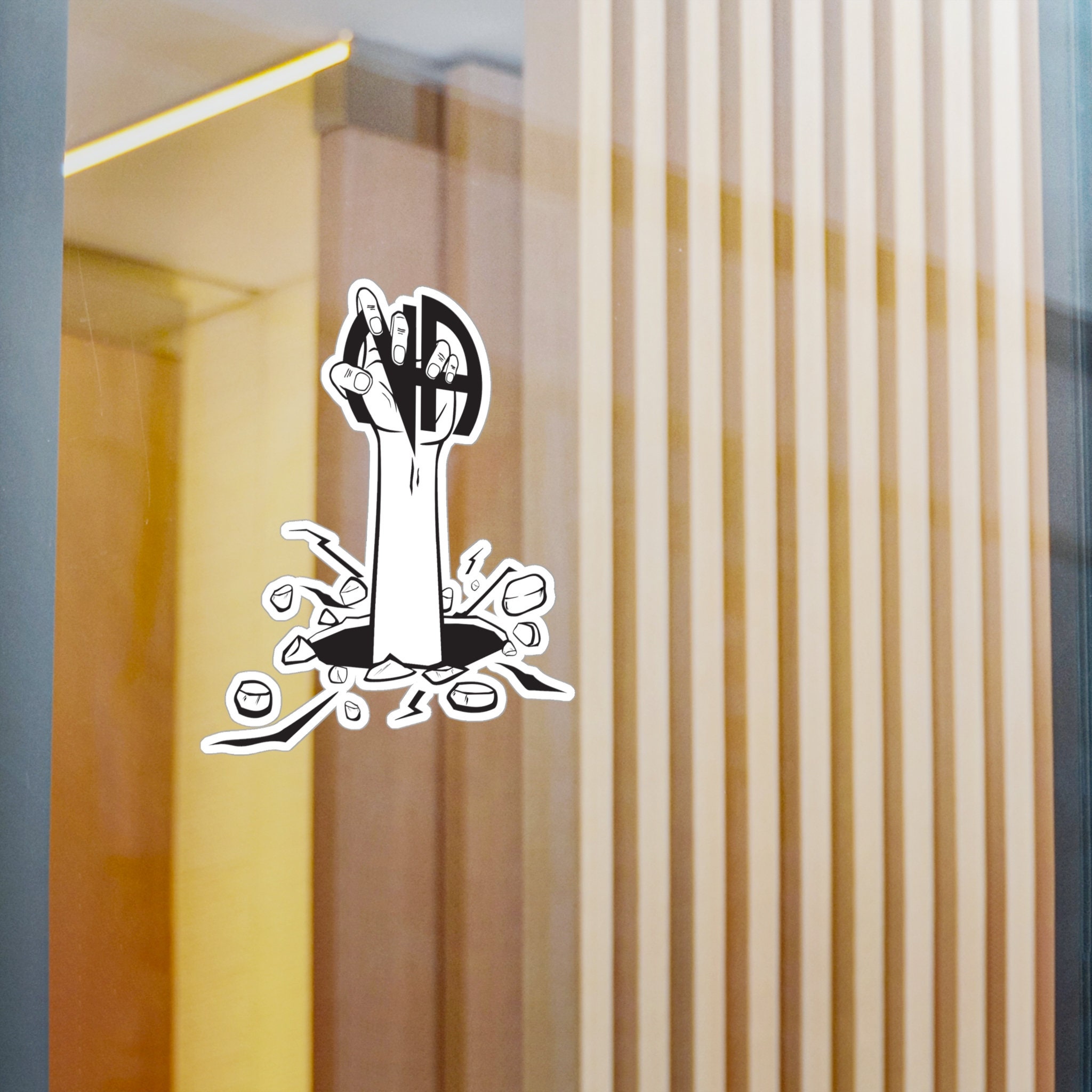 NA Clean & Sober Vinyl Sticker | Narcotics Anonymous Hand Logo Recovery ...