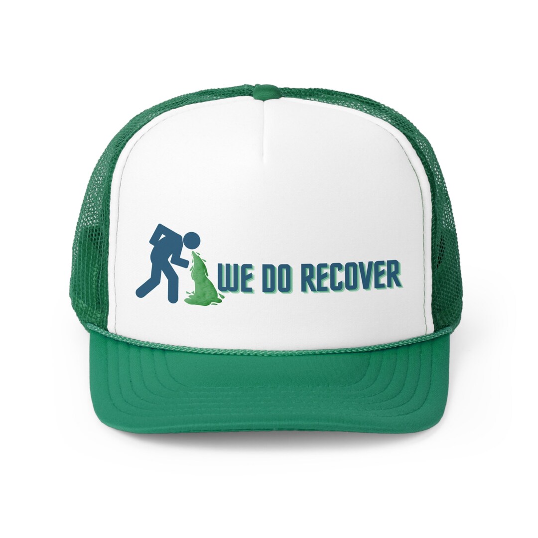 We Do Recover Trucker Hat | AA NA Sobriety Gift - Etsy