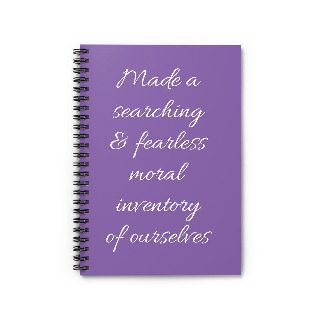 4TH STEP NOTEBOOK, Made A Searching and Fearless Moral Inventory of ...