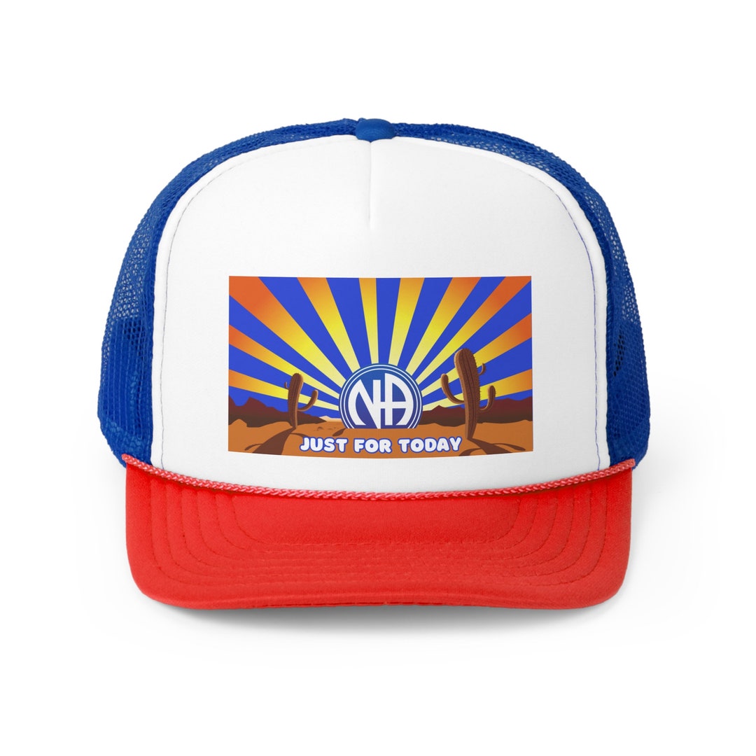 BEST NA HAT Just for Today Narcotics Anonymous Sunset Cactus Landscape ...