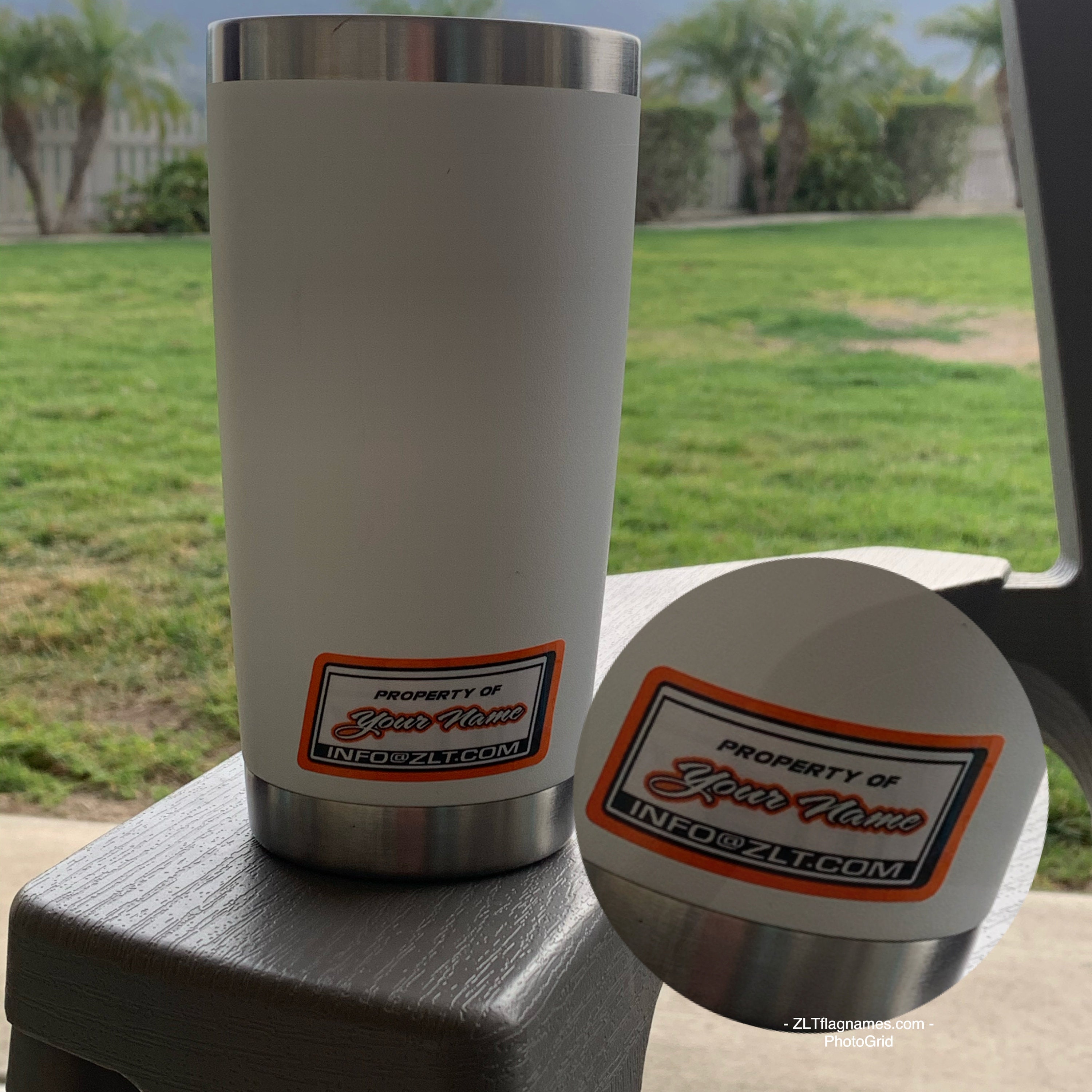 Personalized Heavy-duty Property Of.. Vinyl Name Decals. Set of 16 - Etsy