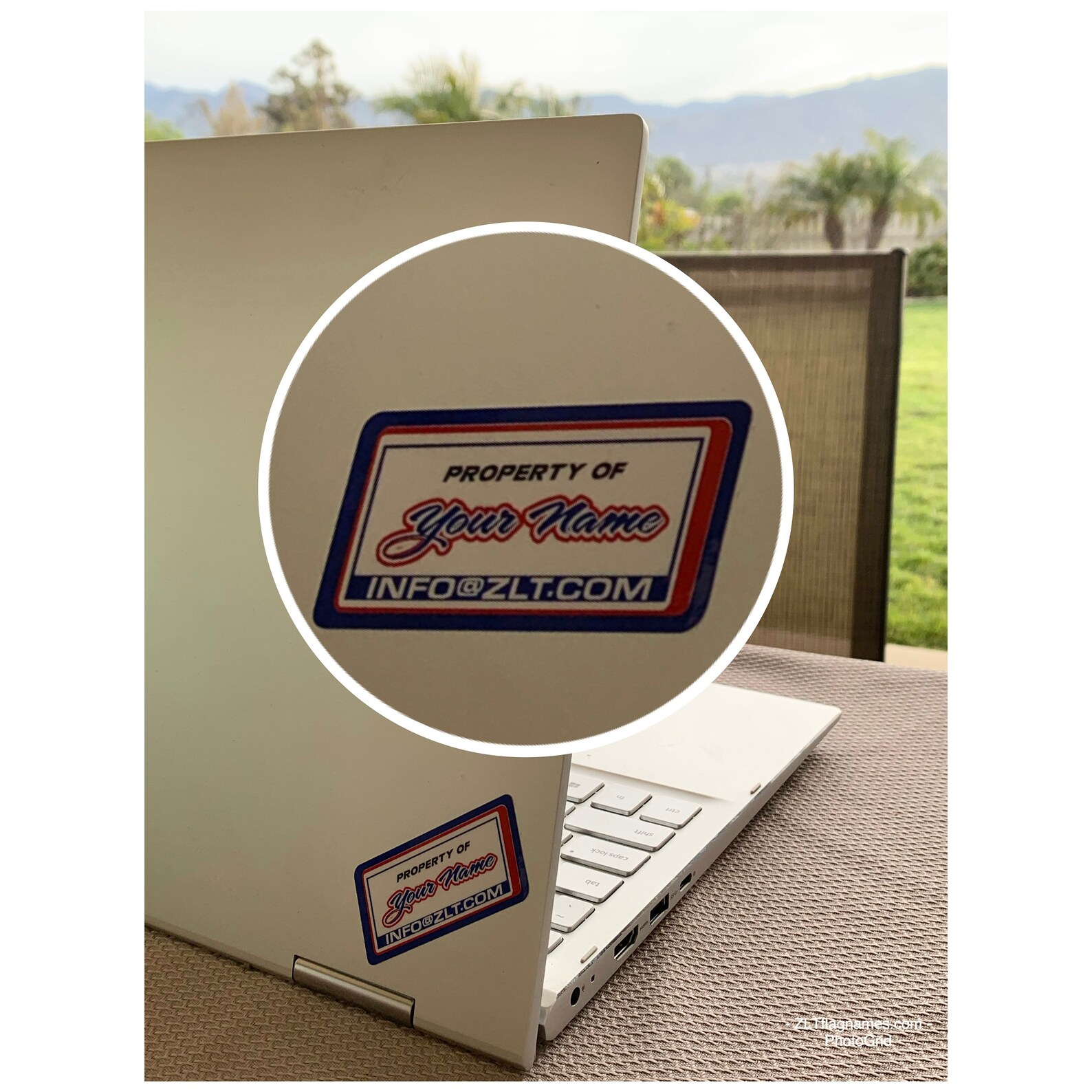 Personalized Heavy-duty Property Of.. Vinyl Name Decals. Set of 16 - Etsy