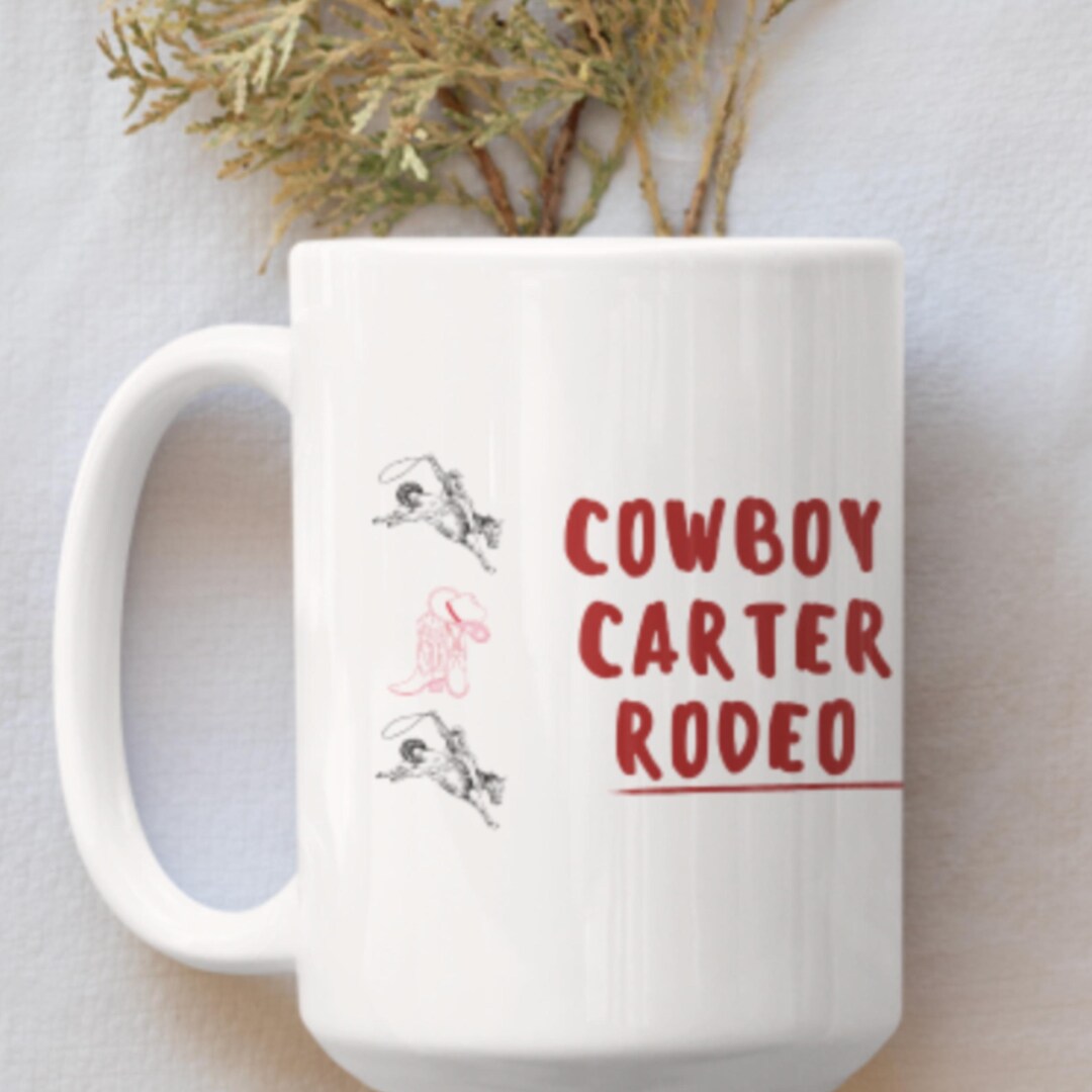 Cowboy Carter Rodeo Chitlin Circuit Ceramic Mug, Rustic Coffee Cup for ...