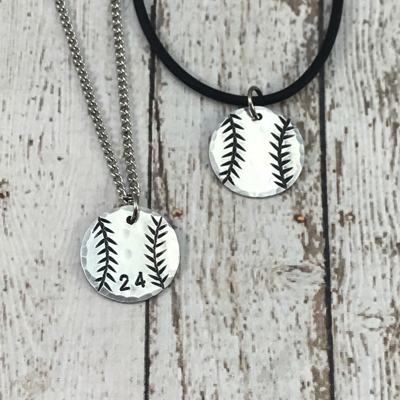 Softball Necklace - Etsy