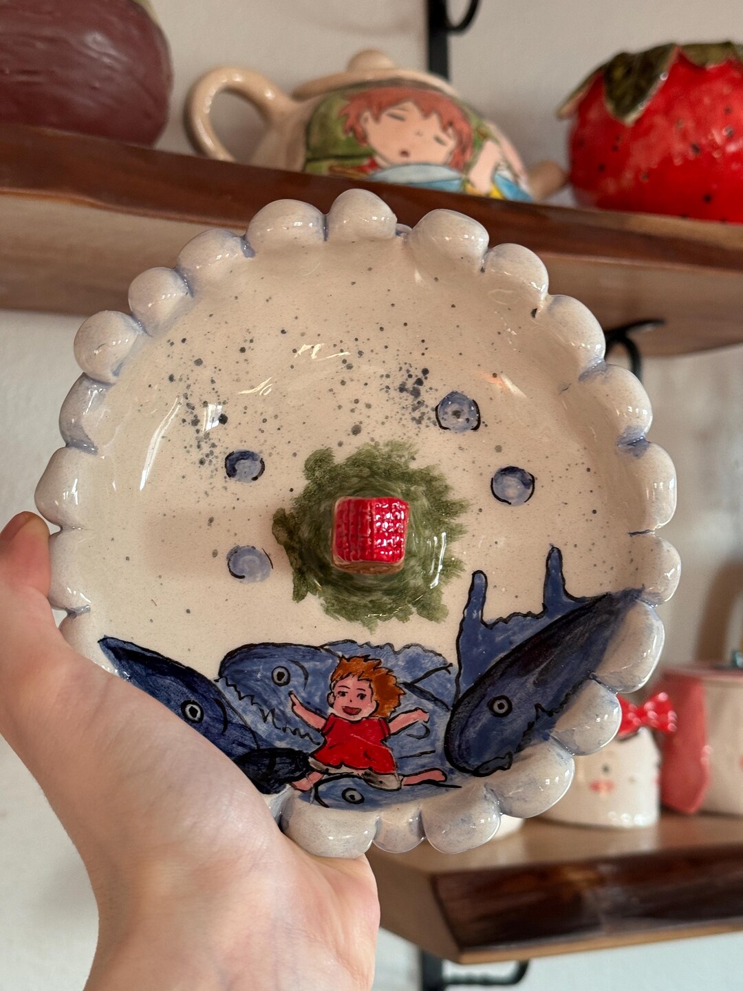 Handmade Studio Ghibli Ponyo Special Edition Plate - Etsy