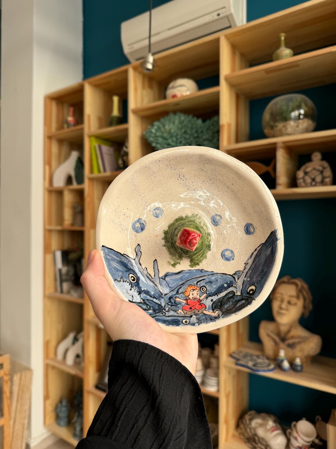 Handmade Studio Ghibli Ponyo Plate - Etsy