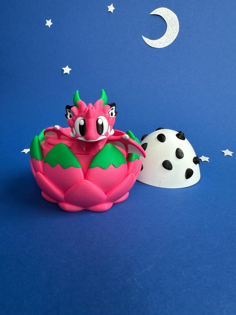 Flexi Dragon Fidget Toy – 3D Printed Bendable Stretchy Dragon With ...