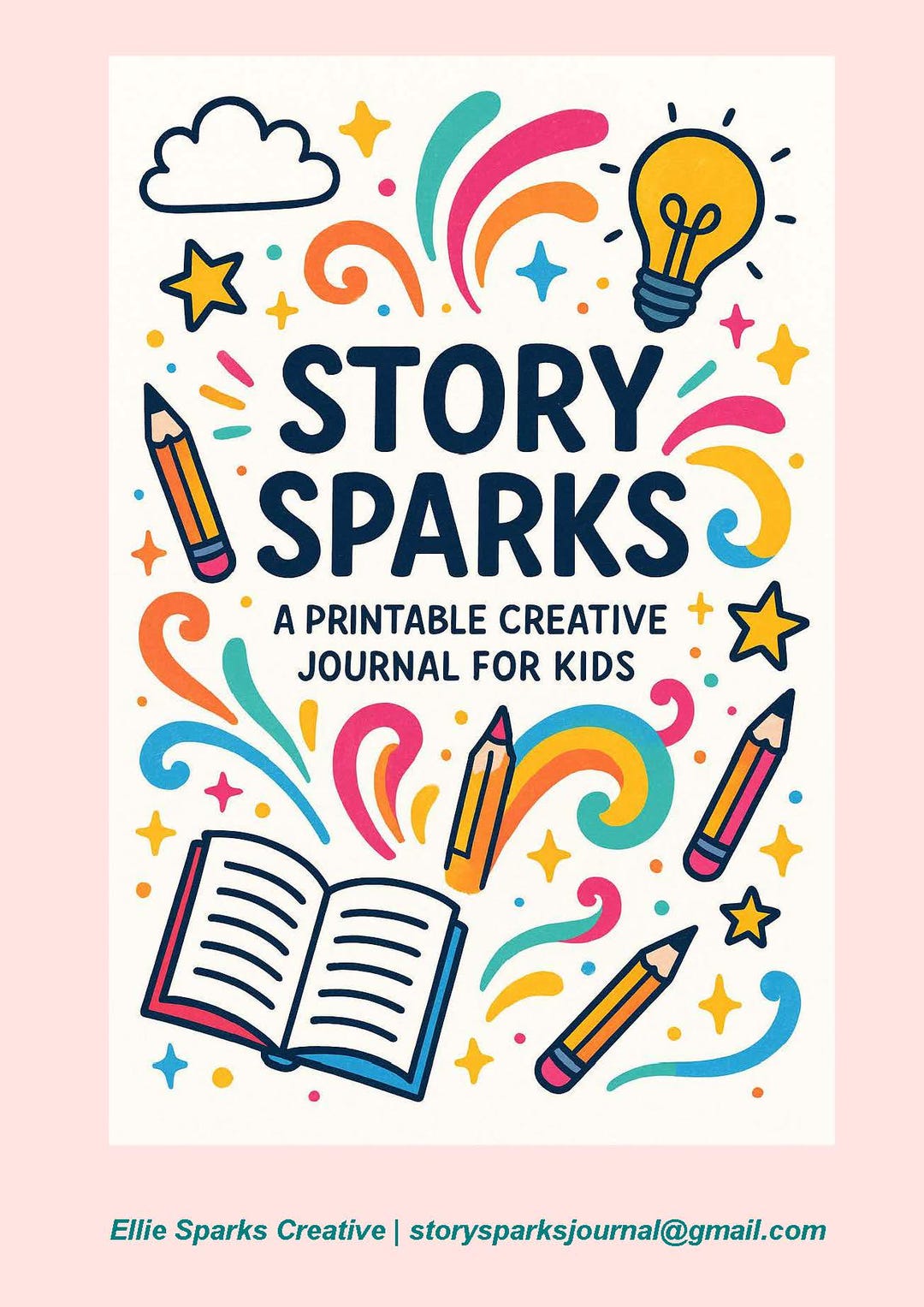 Story Sparks: A Printable Creative Journal for Kids Who Love Writing ...