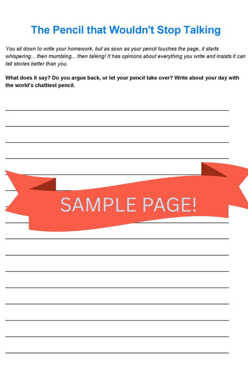 Creative Writing Prompts Kids | Printable Storytelling Kit ...