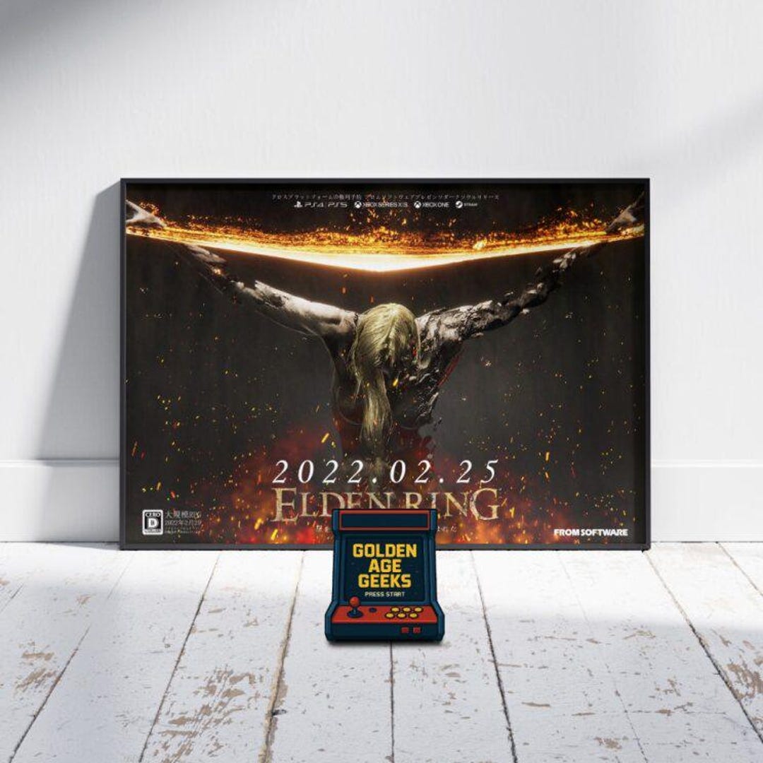 Video Game Blonde Character Promo Poster - Etsy