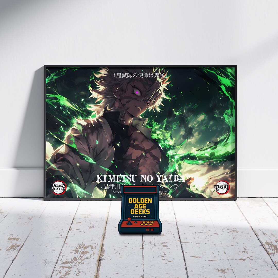 Anime Wind Hashira Kimetsu No Yaiba Poster - Etsy