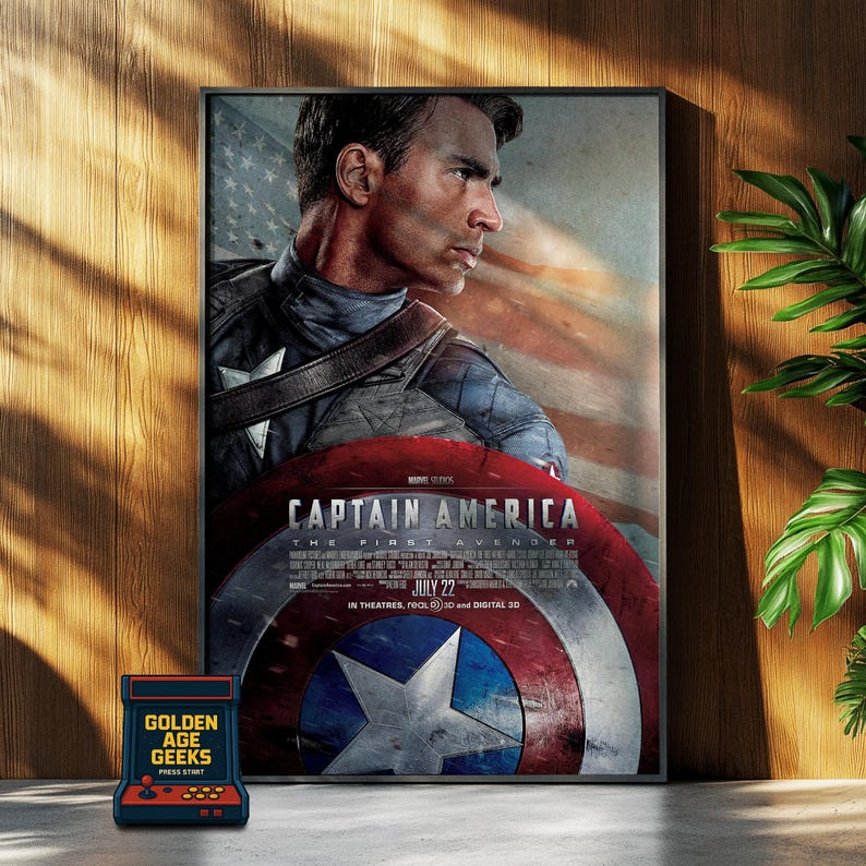 Captain America the First Avenger Theater Movie Poster - Etsy