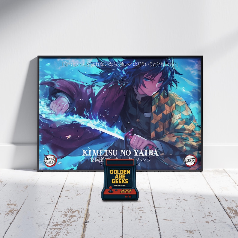 Anime Water Hashira Kimetsu No Yaiba Poster - Etsy Australia