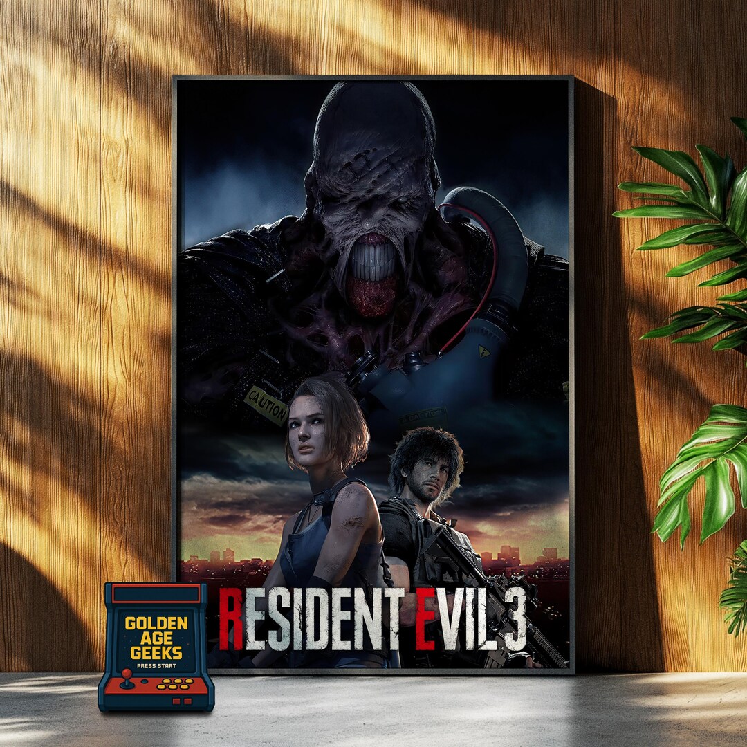 Resident Evil 3 Video Game Poster - Etsy