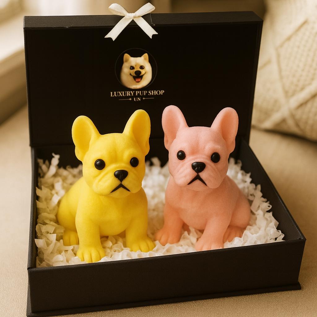 French Bulldog Soap Set: Natural Goat Milk, Hypoallergenic (set of 2 ...