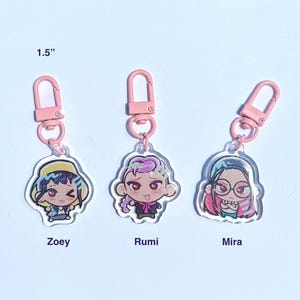 Kpop Demon Hunters Keychains! - Etsy