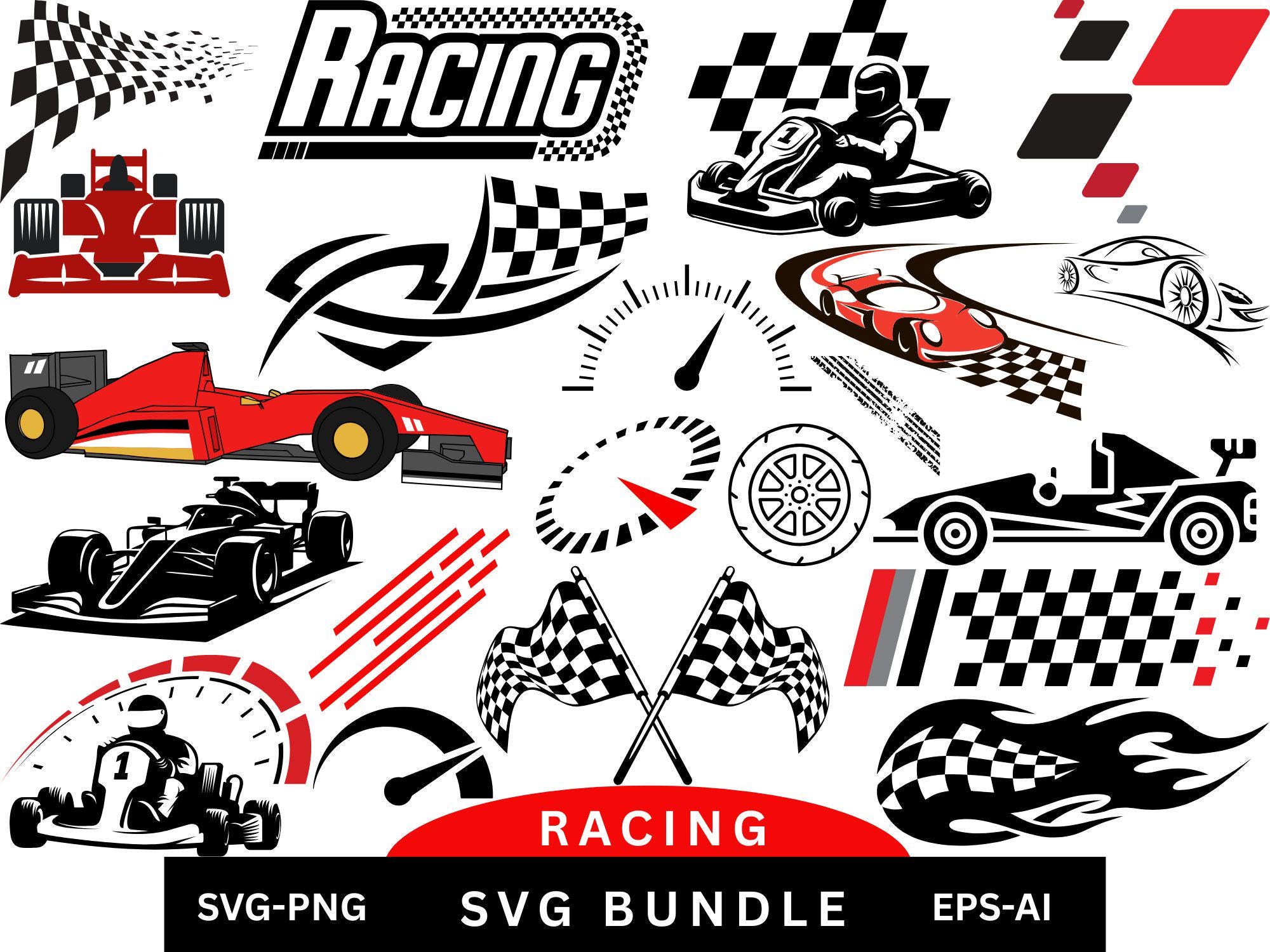 Racing SVG Bundle,race Flag Svg Png Bundle,racing Clipart,racing ...