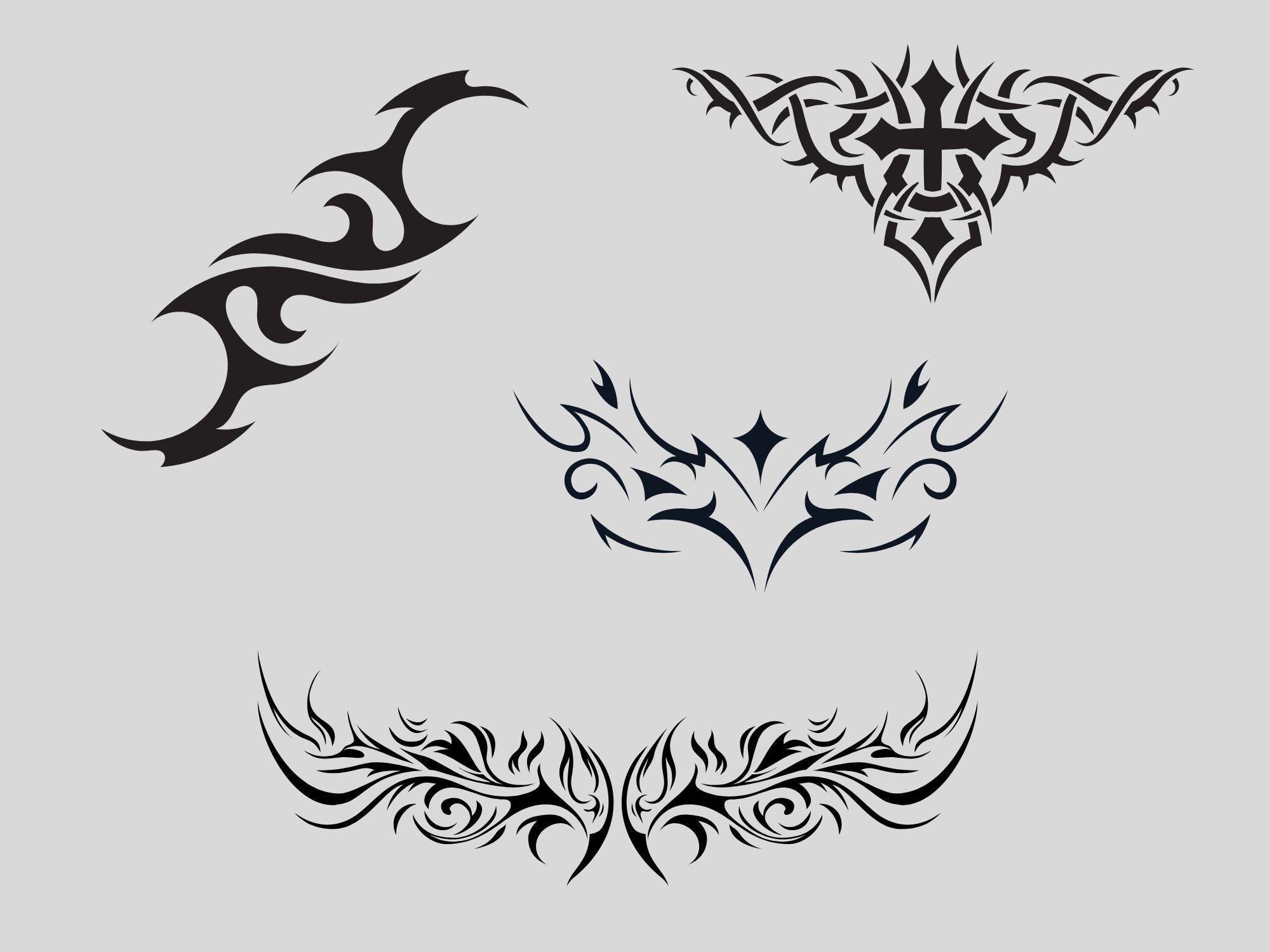 Tattoo Svg Bundle,tribal Tattoo Svg Bundle,png Instant Digital Download ...
