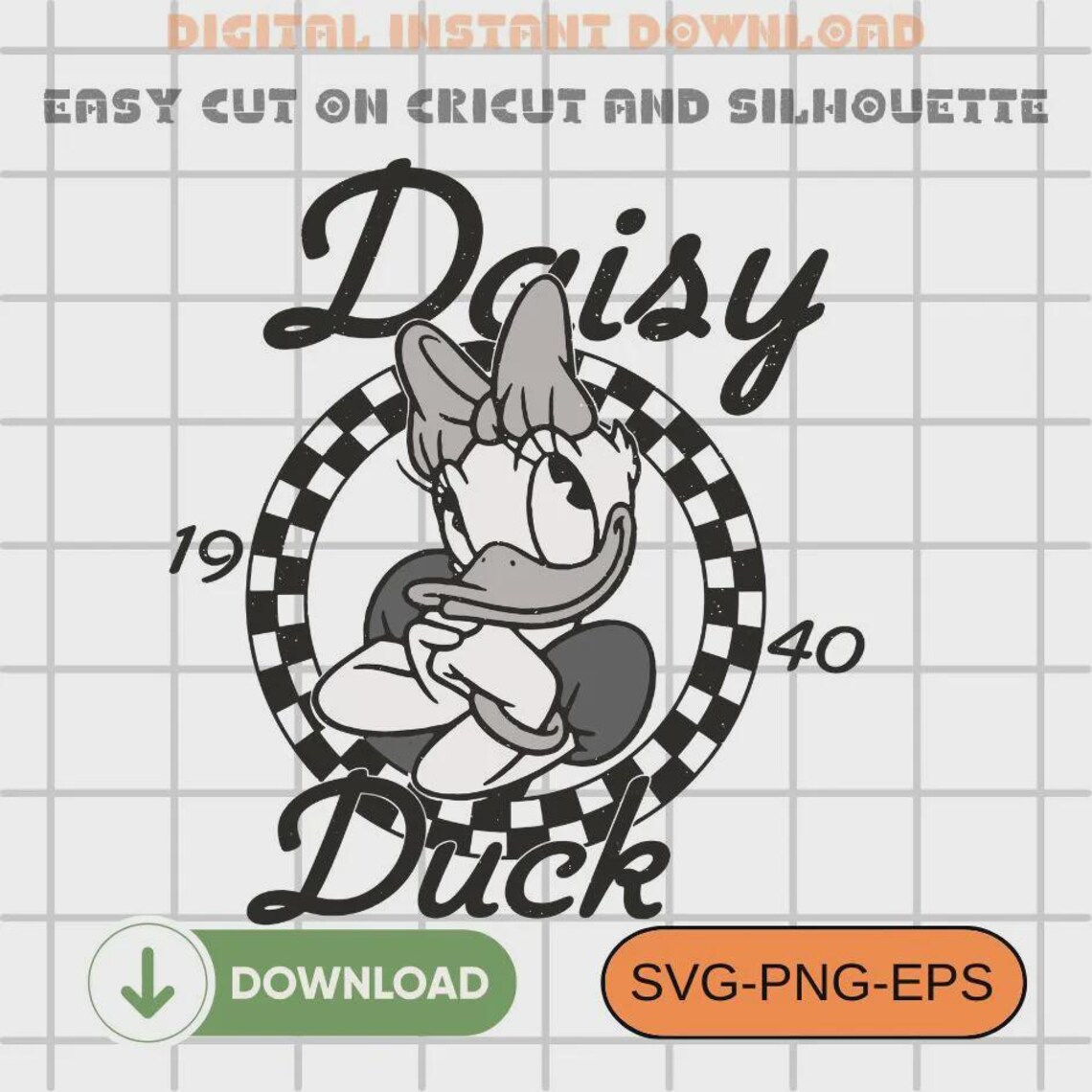 Daisy Duck Svg,cartoon Movie Svg ,cartoon Characters Svg, Cricut ...