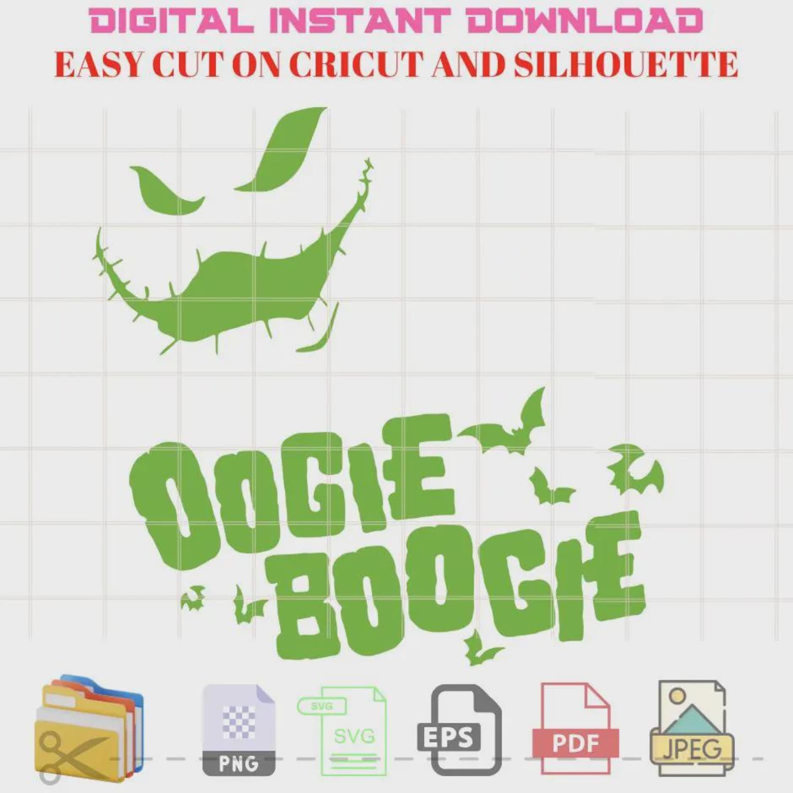Oogie Boogie Nightmare Before Christmas SVG File for Cricut, Trick or ...