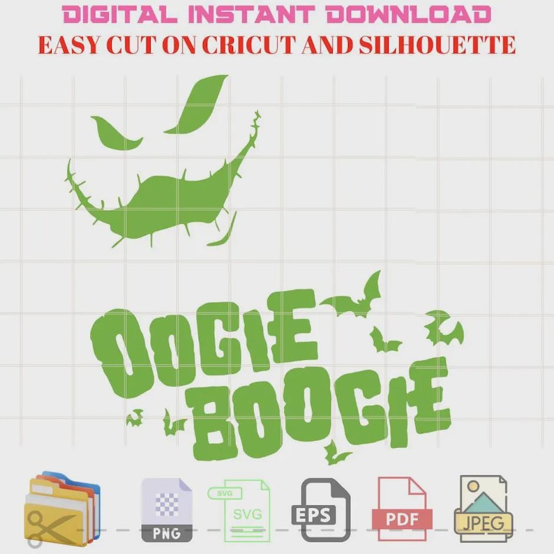 Oogie Boogie Nightmare Before Christmas SVG File for Cricut, Trick or ...