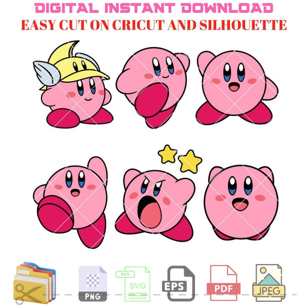 Kirby Bundle Svg, Kirby Little Star Svg, Kirby Face Svg, Games Svg ...