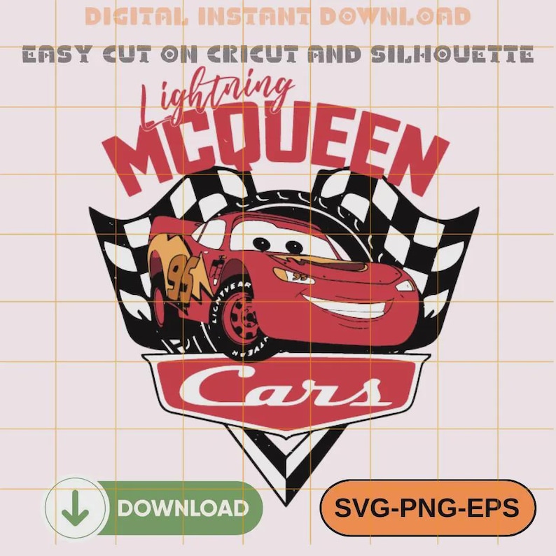 Cars Png, Lightning Mcqueen Png - Svg, Think Fast Cars Png - Svg, Png ...