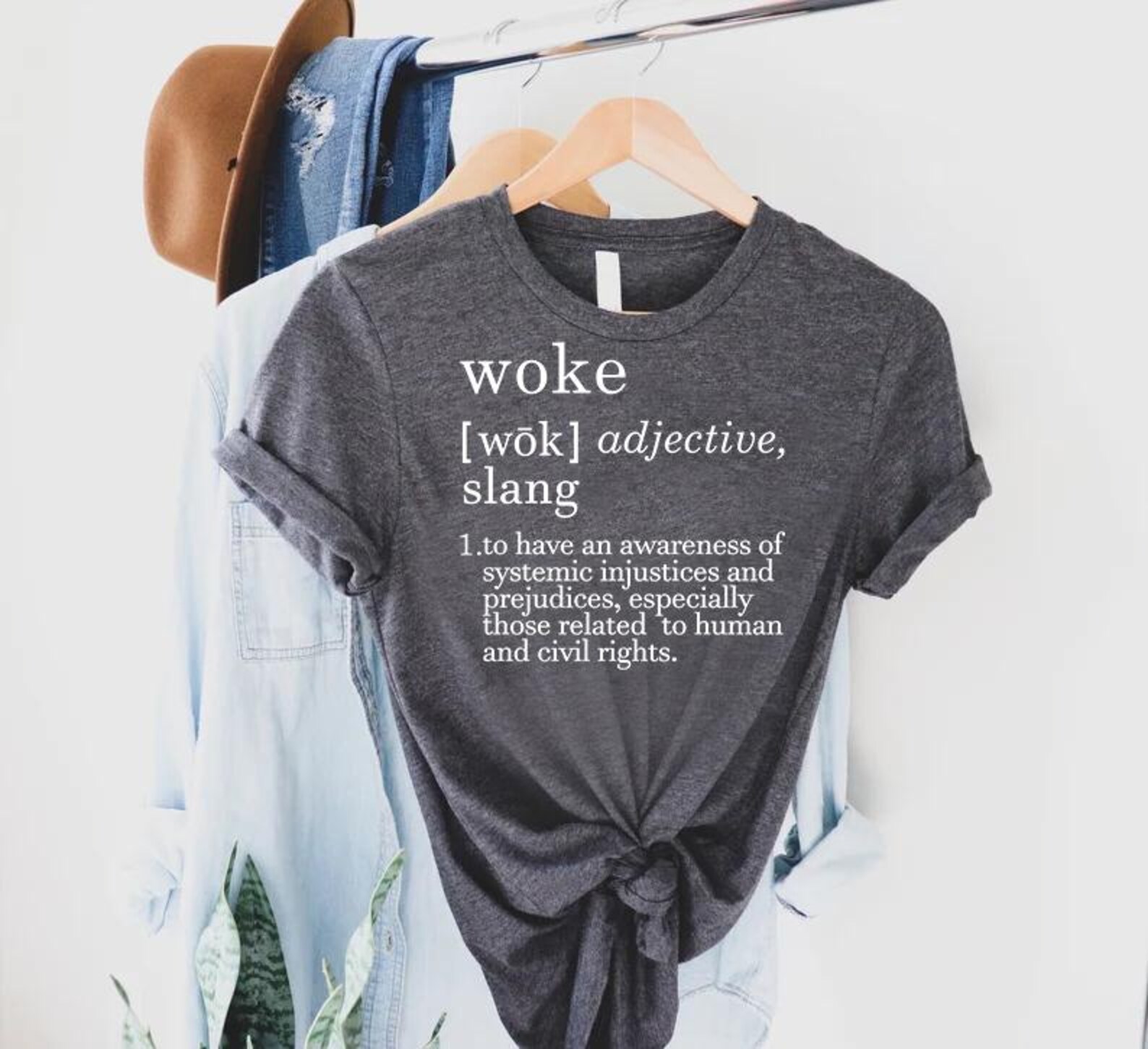 Woke Shirt, Woke Definition Shirt, Voter Gift, Social Justice Shirt ...