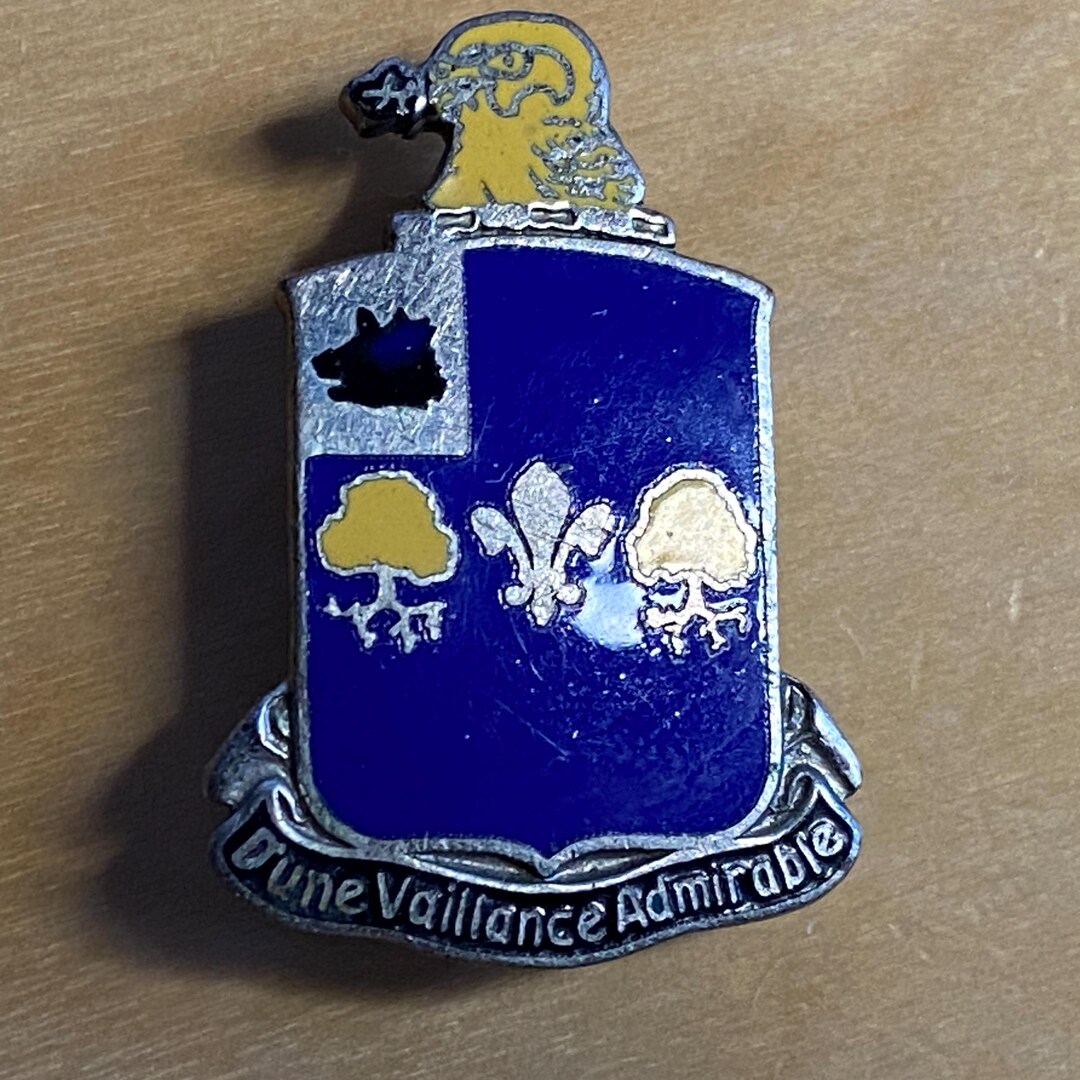 Vintage German Hat Pin Coat of Arms Dune Vaillance Admirable - Etsy