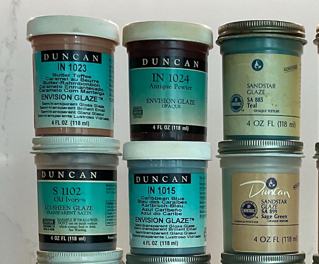 Duncan Ceramic Glaze 4 Fl Oz Cone 06 Rare Discontinued Old Ivory, Tan ...