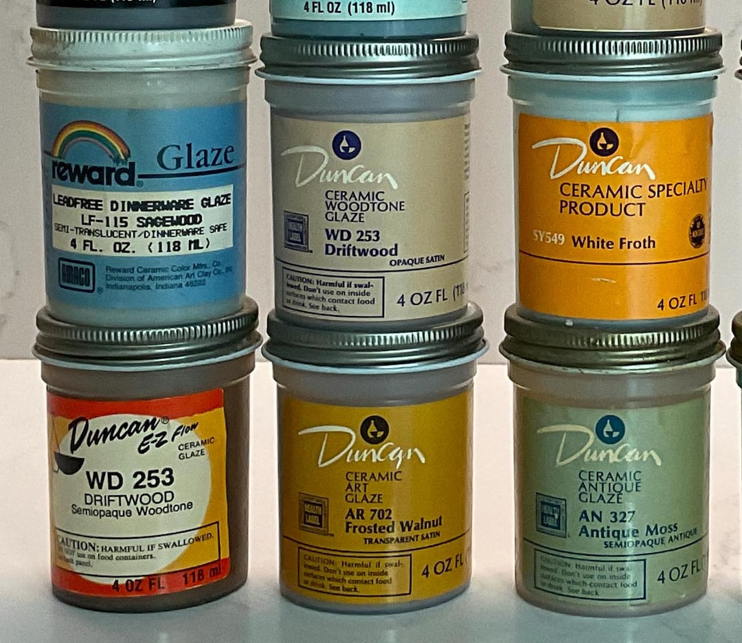 Duncan Ceramic Glaze 4 Fl Oz Cone 06 Rare Discontinued: Driftwood - Etsy