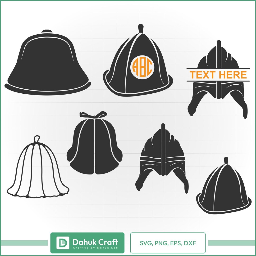Sauna Hat SVG Bundle: Felt Hat Silhouettes, Cricut Cut Files - Etsy