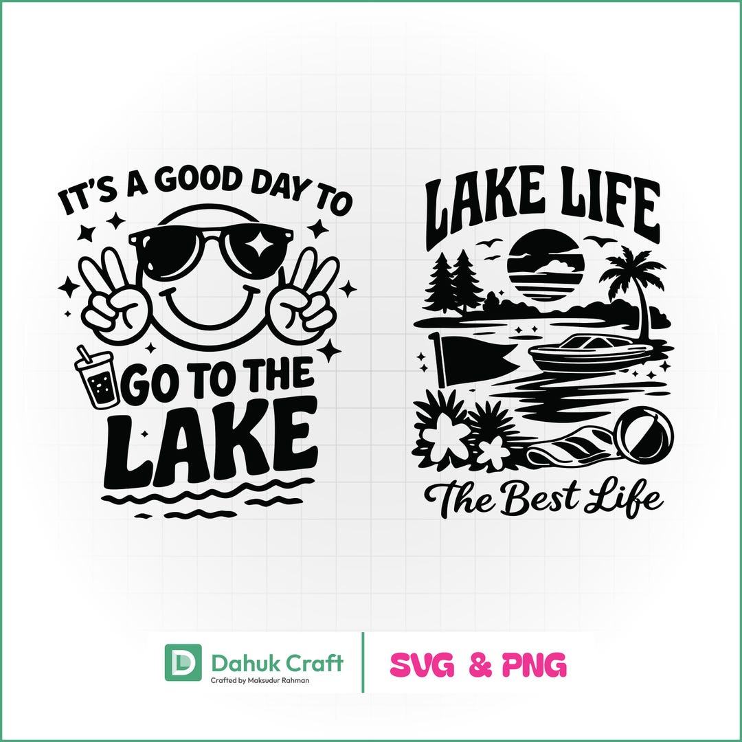 Lake Life SVG Bundle: Summer Vacation Designs (digital Download) - Etsy