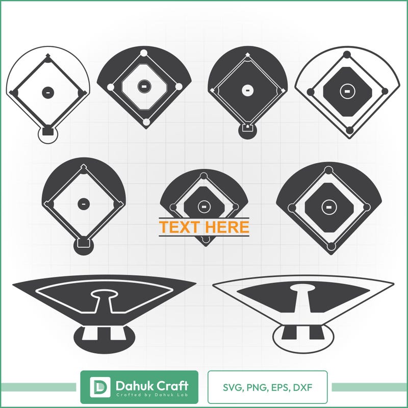Baseball Diamond Svg - Etsy