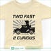 Two Fast Two Curious Race Car PNG: 2nd Birthday Design (digital ...