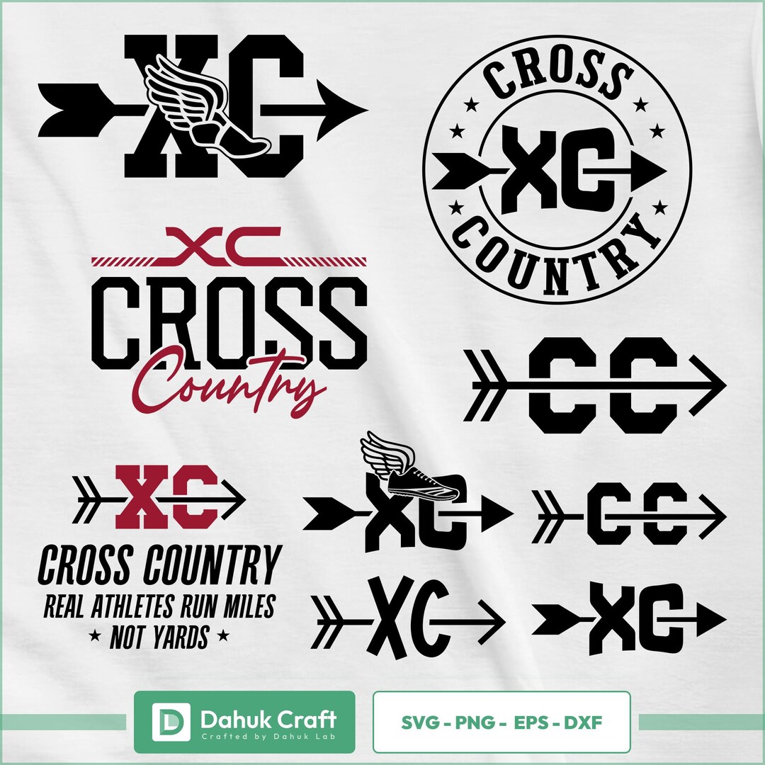 Cross Country SVG Bundle – XC Laufende Designs (Digitaler Download ...