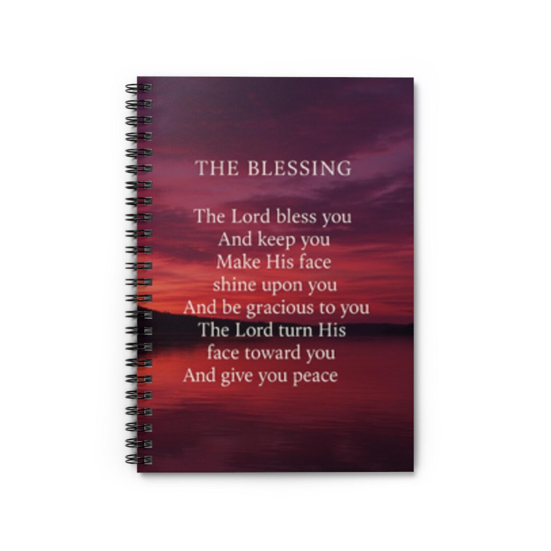 Inspirational Spiral Notebook - the Blessing | Journaling, Prayer, Gift ...