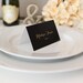Script Food Icon Food Choice Indication Wedding Custom Place Cards ...