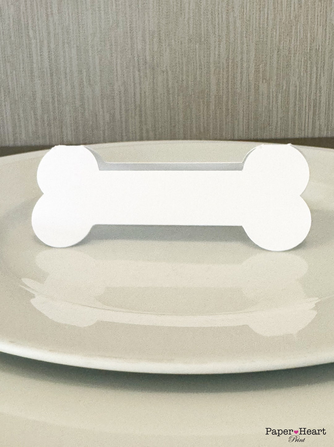 Bone Place Cards Pack, Blank Dog Bone Place Cards, Dog Party Place ...
