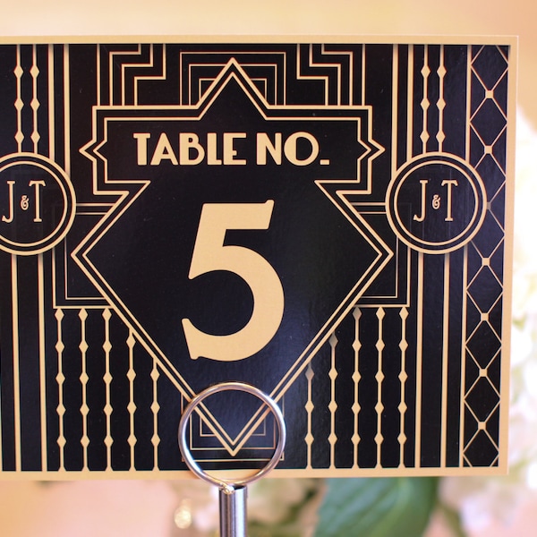 Gatsby Monogram - Etsy