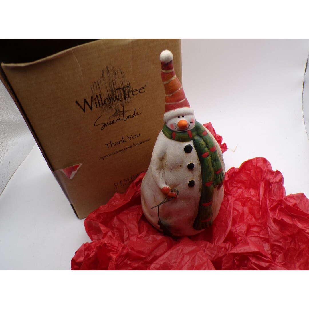 Willow Tree Snowman Figurine Thank You Appreciating Your Kindness Susan ...