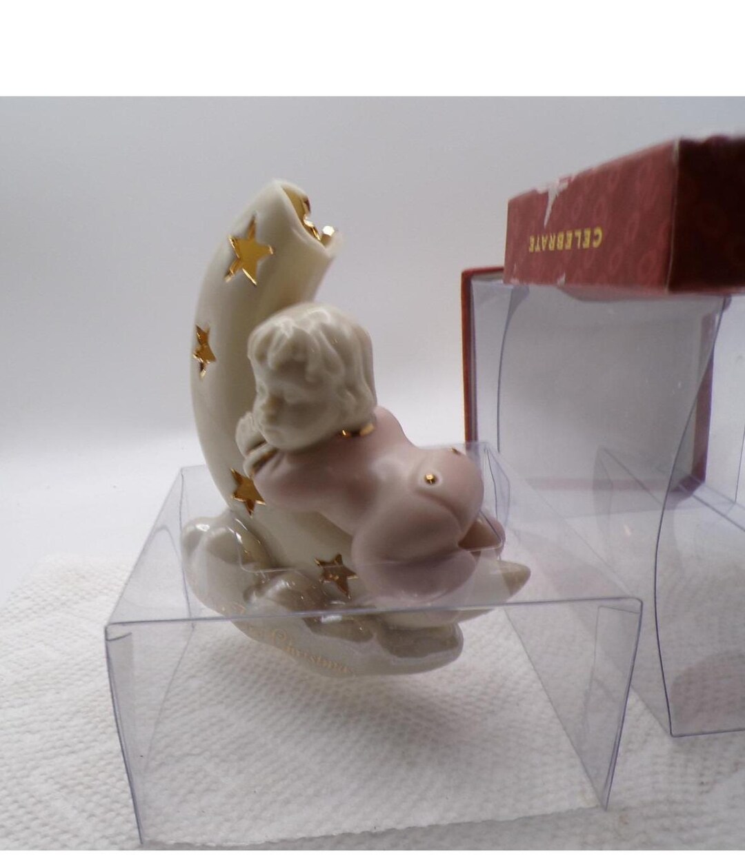 Vintage 2000 Y2K Lenox Commemorative Ornament Baby's First Christmas ...