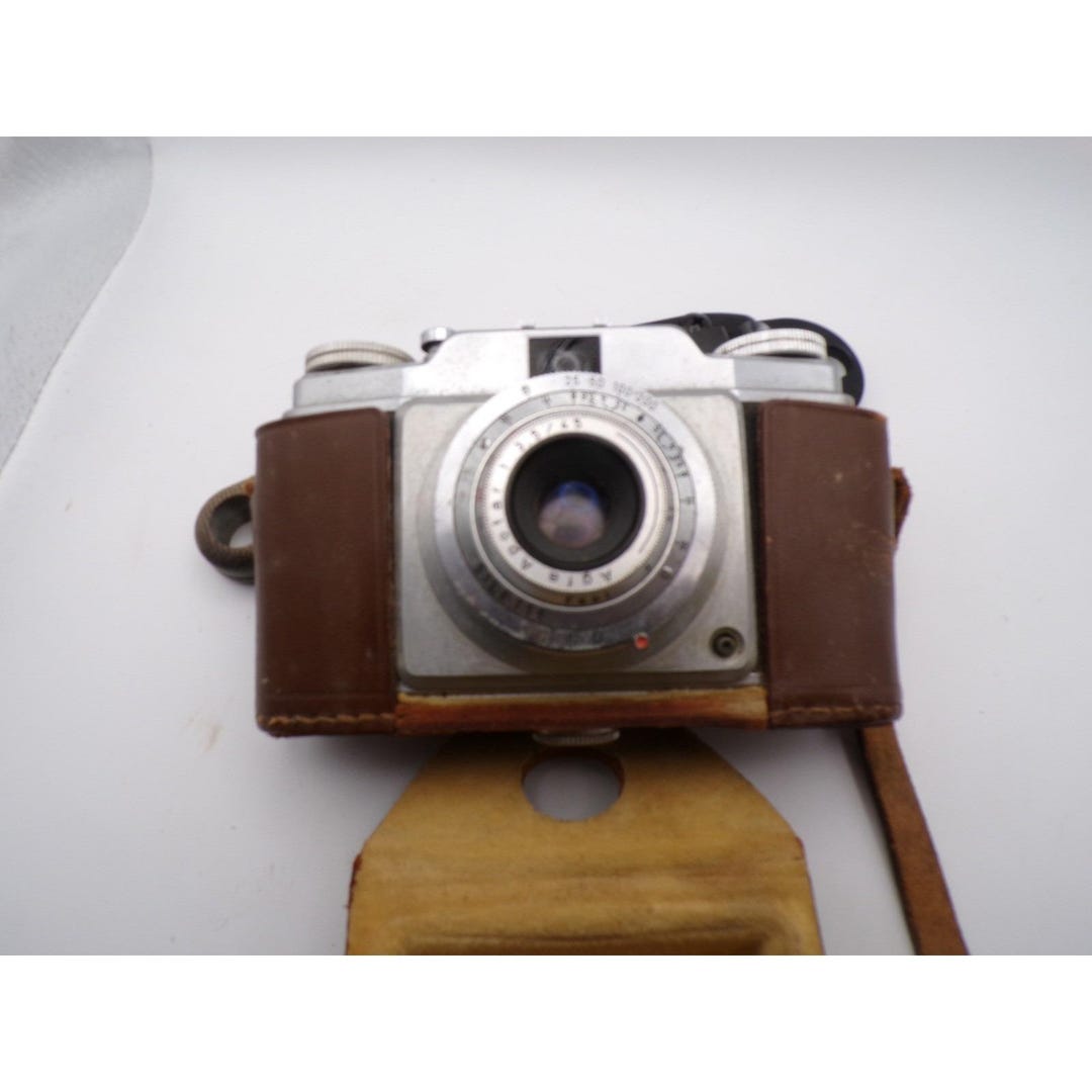 Vintage Agfa Ansco Camera W/ Leather Case Collectible Photography ...