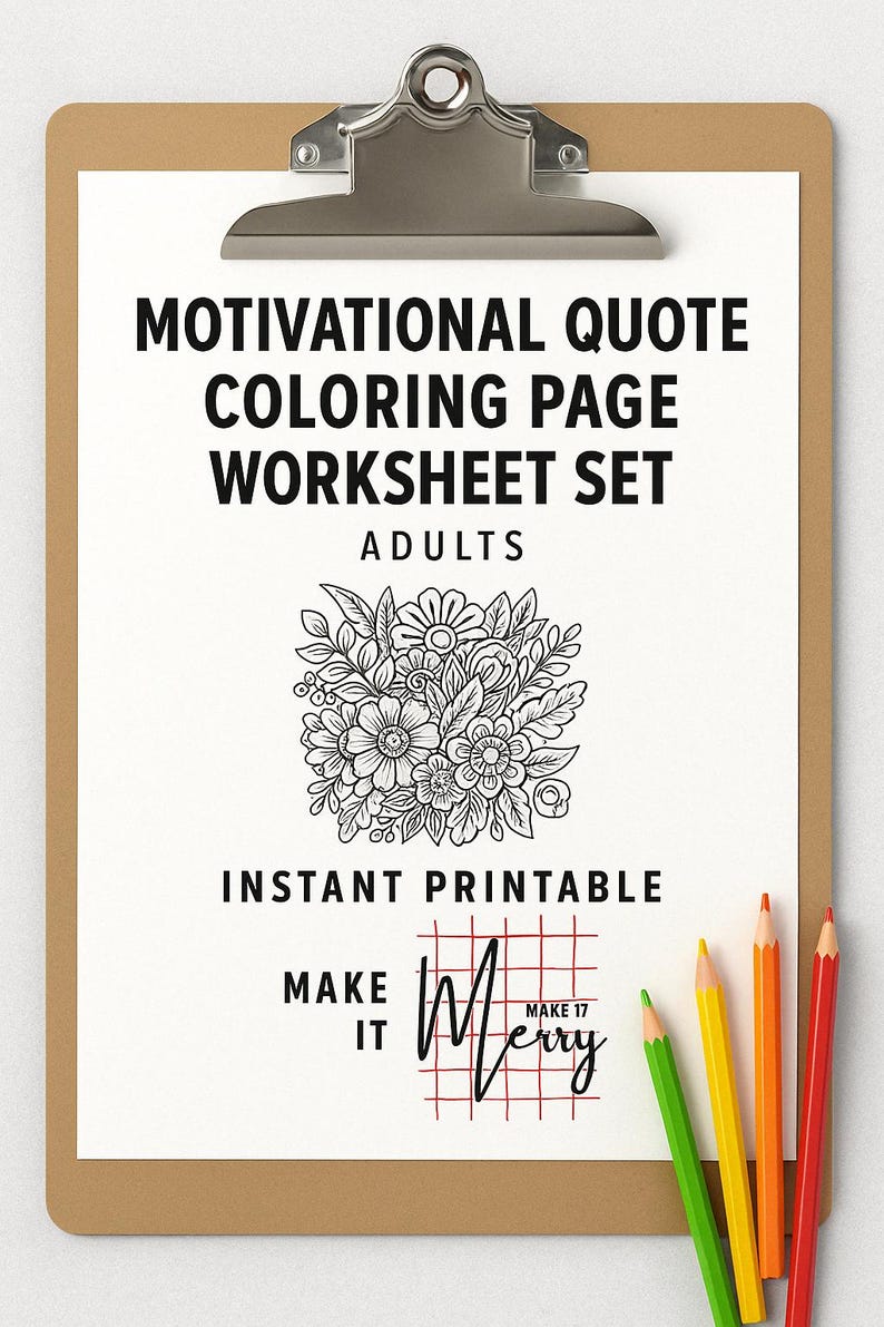 Motivational Quote Coloring Pages | Adult Mindfulness Worksheets ...