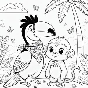 Ocean Animals Coloring Book - Etsy