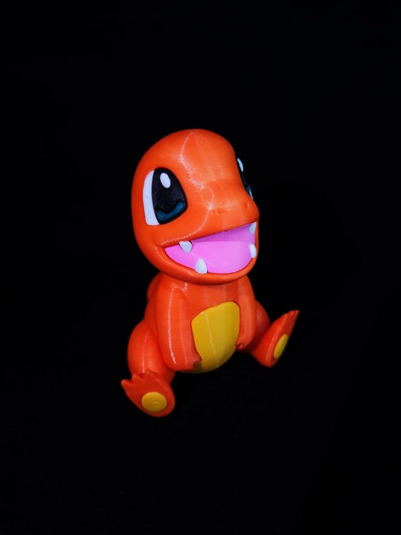 Charmander STL - Multipart Pokémon 3D Print Model - STL & 3MF Files ...
